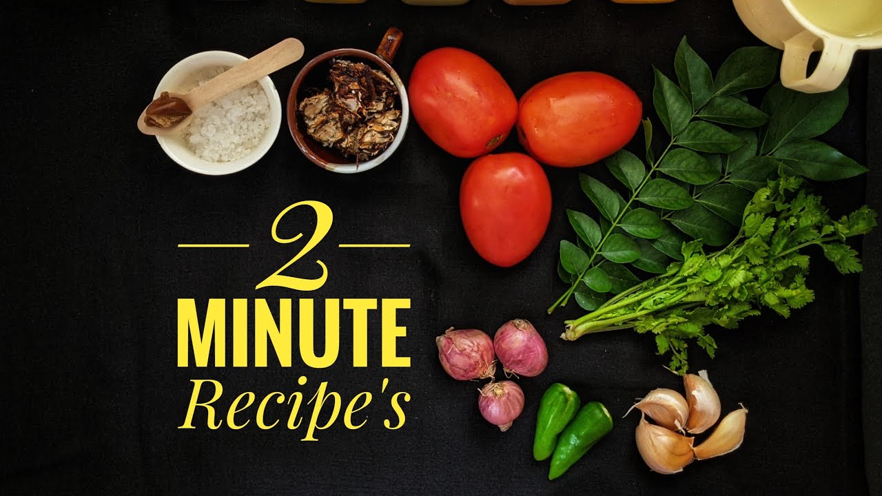 Two mins Recipes | Quick Indian Recipes | Easy Recipes | 2 mins recipes ...