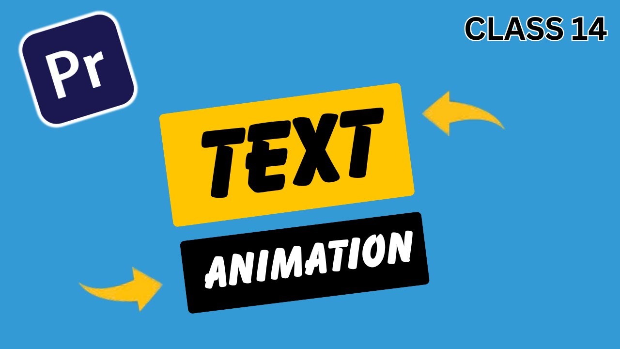 How to Animate Text in Adobe Premiere Pro | Easy Text Animation ...
