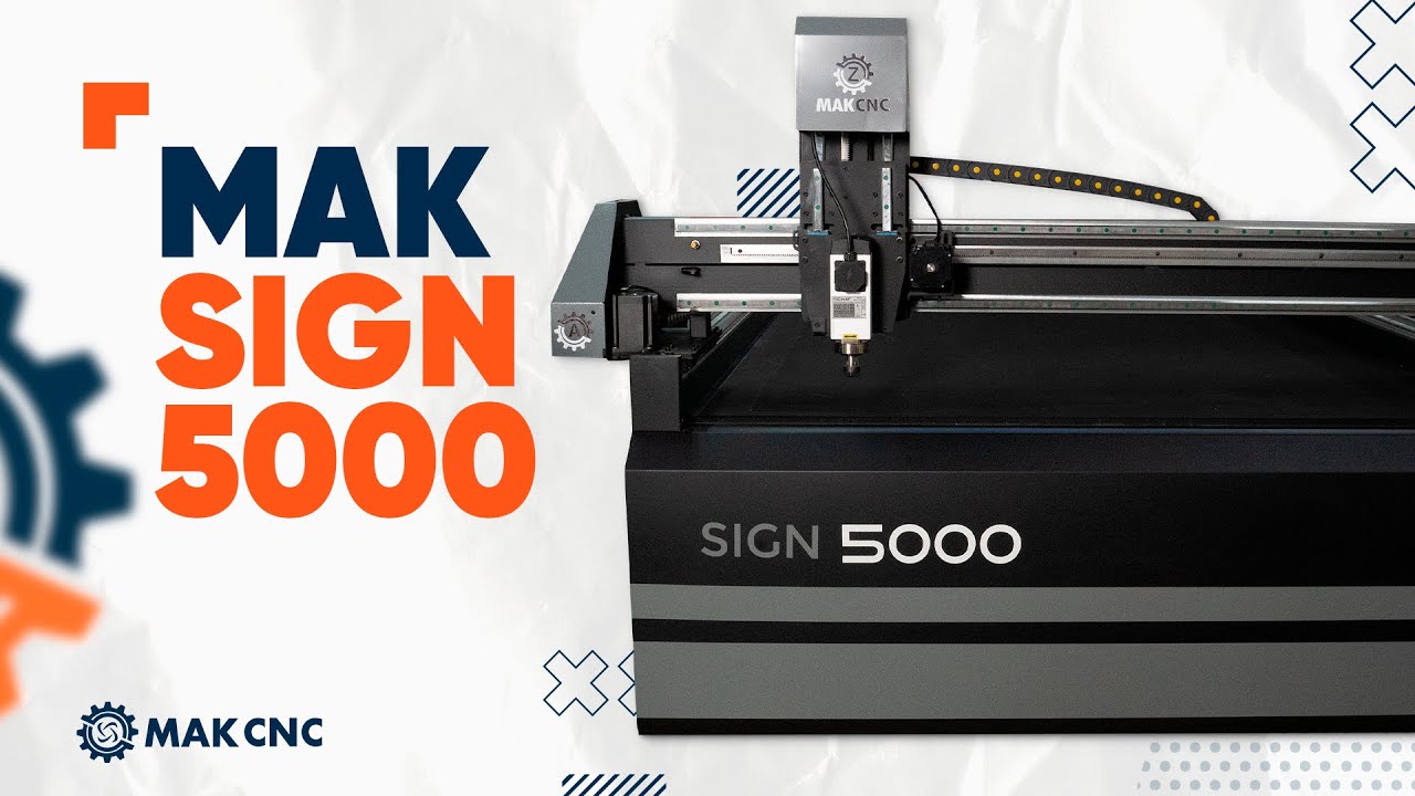 Mak SIGN 5000 - Lançamento Modelo 2024 - MAK CNC - YouTube