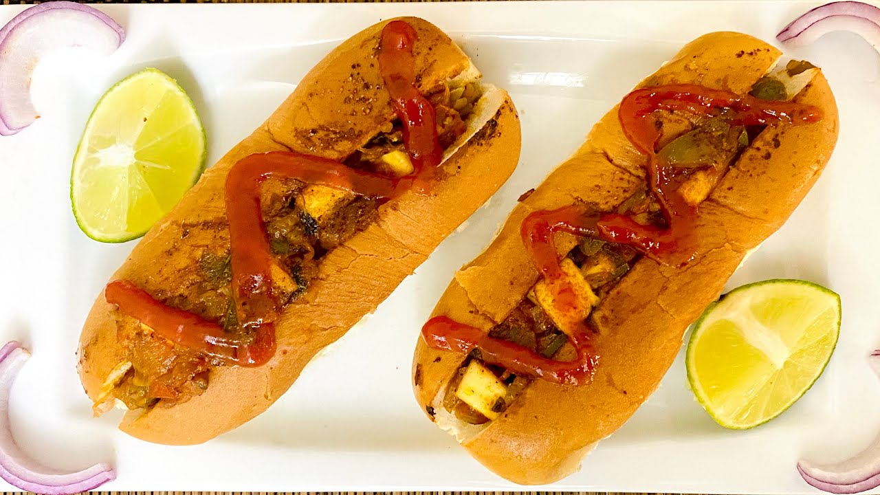 Desi Style Paneer Hot Dog Recipe || పనీర్ హాట్ డాగ్స్ - YouTube