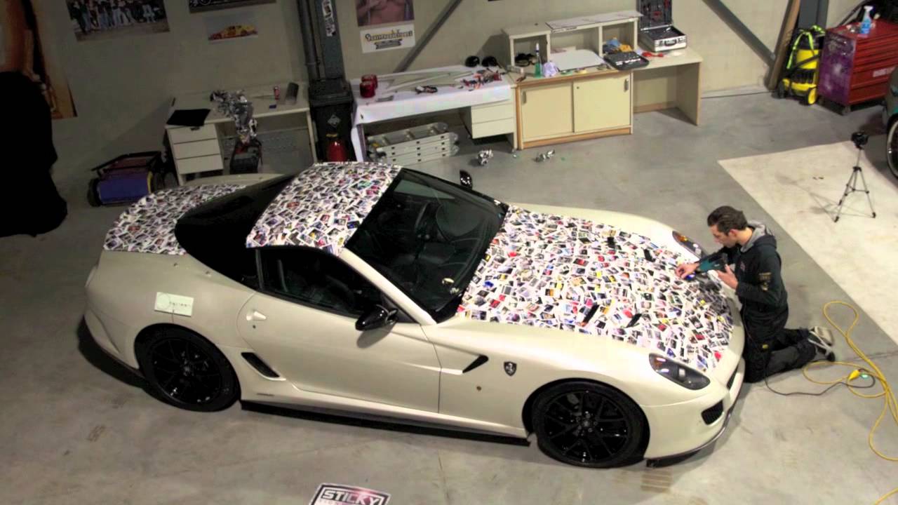 Ferrari 599 GTO Wrap for Autogespot team - YouTube