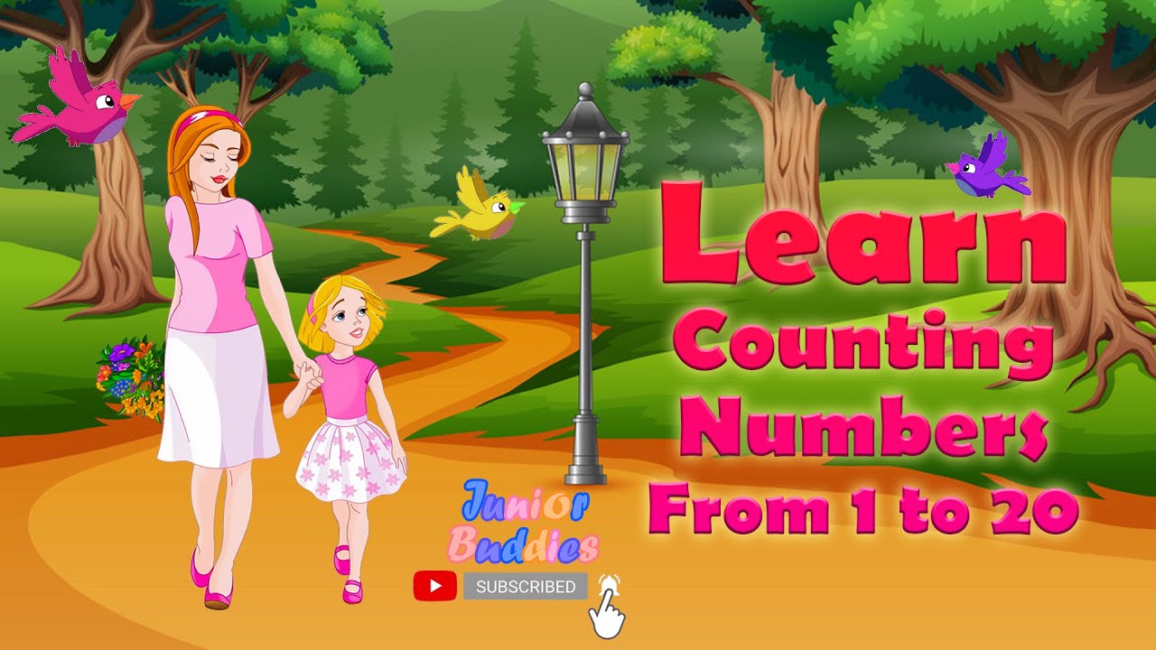 Easy Way To Learn Counting Numbers from 1 - 20 ||Junior Buddies # ...
