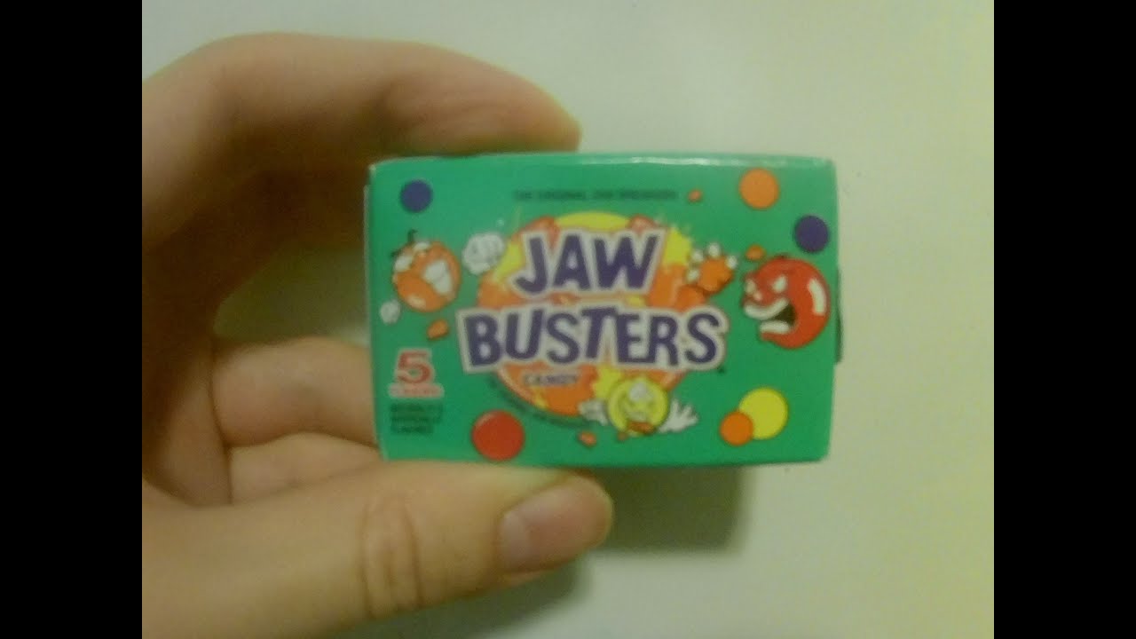 Jaw Busters Candy Unboxing - YouTube
