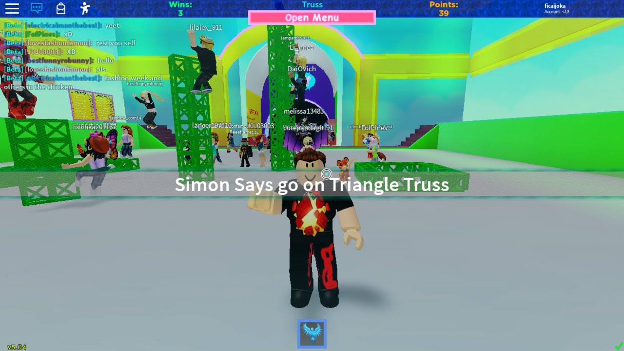 Simon says in Roblox! - YouTube