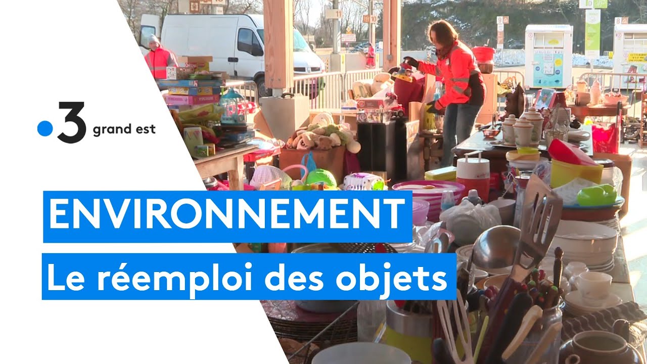 Environnement : réutiliser des objets plutôt que de les recycler - YouTube