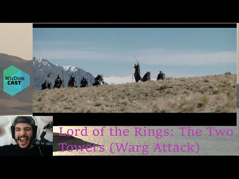 Lord of the Rings: The Two Towers (Wargs Attack) | Fight Scene REACTION ...
