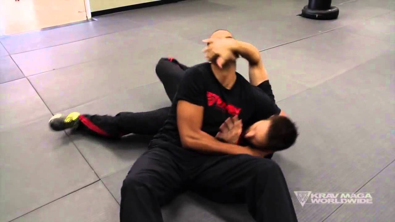 Headlock Defense on the Ground - Krav Maga Training w \AJ Draven - YouTube