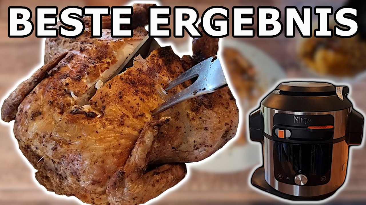 Das beste Ergebnis! So ein knuspriges Hähnchen im Ninja Foodi Max OL750 ...