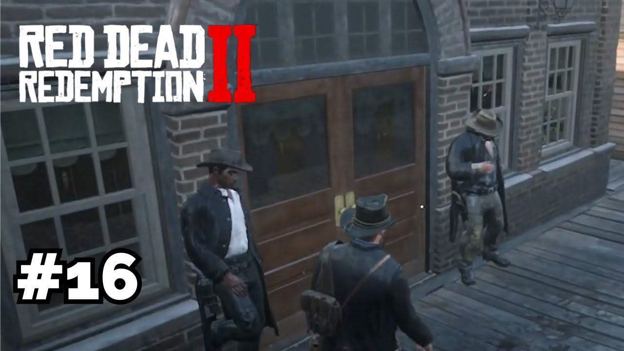 Red Dead Redemption 2 Story Gameplay Episode 16: Valentine Bank Heist ...