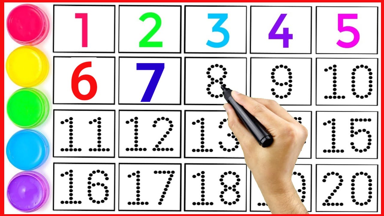 123 counting 1 to 💯 | ABC, ABCD, 123, counter alphabet, p 22 ...