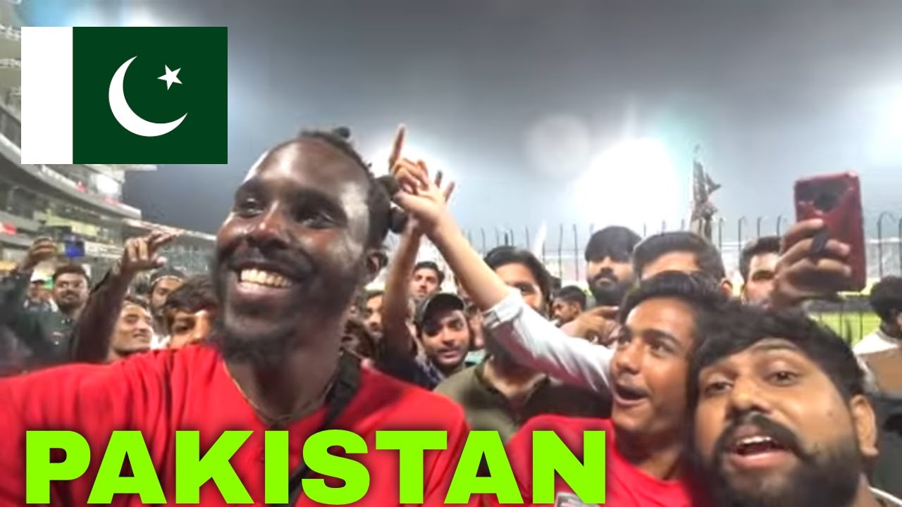 When They Have Never Seen A Black Guy Before In Pakistan - YouTube
