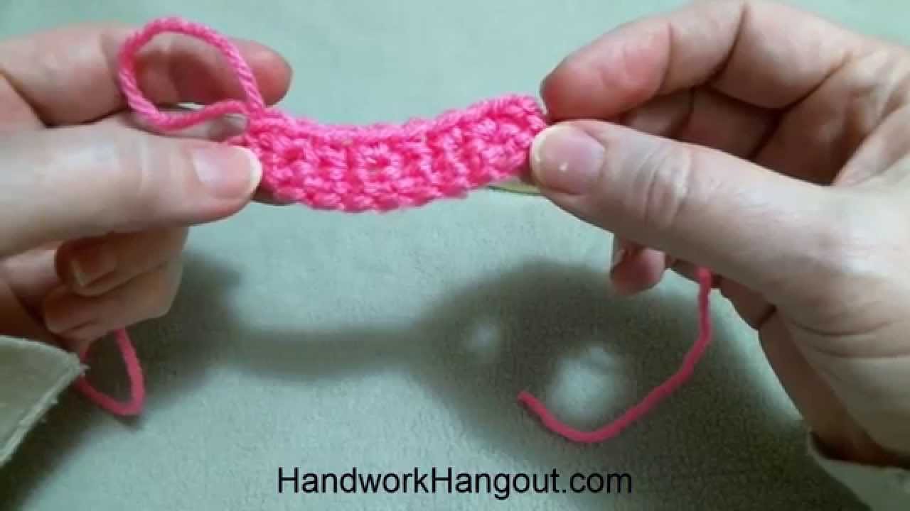 How To Crochet The Single Crochet Decrease - YouTube