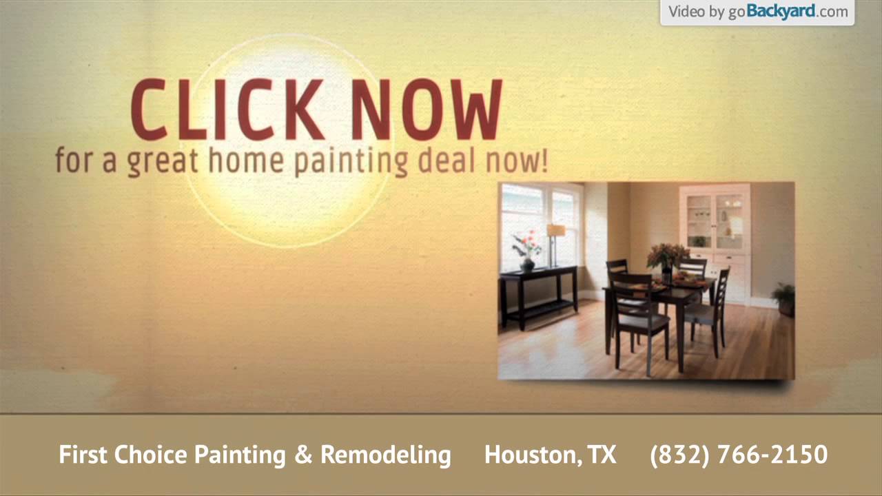 First Choice Painting & Remodeling - YouTube
