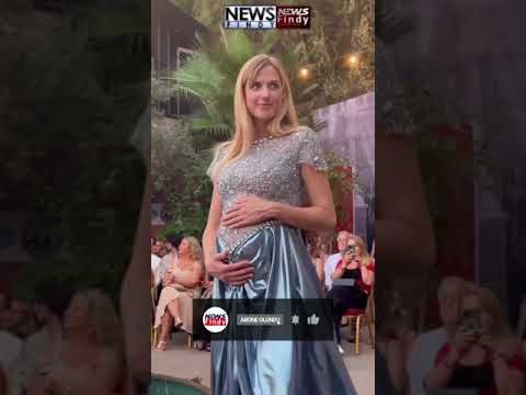 Wilma Elles, doğuma sayılı günler kala podyum şovu yaptı