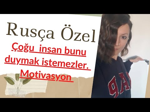 Rusça Özel.  Çoğu insan bunu duymak istemezler. Rusça öğrenmek için kolay bir yol.