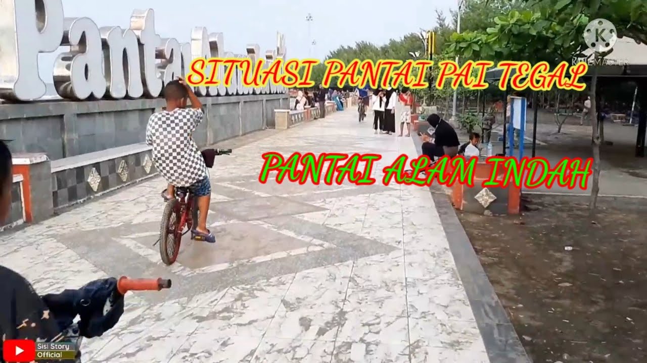 PANTAI PAI TEGAL#SITUASI PANTAI ALAM INDAH TEGAL# - YouTube