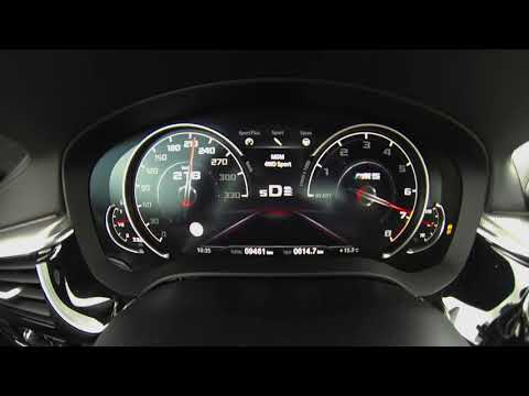 BMW M5 F90 2018 0 313 km h yüksek hızlanma (TOP SPEED)