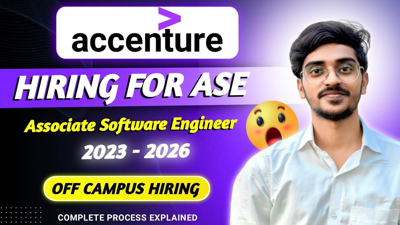 Accenture Off Campus 2025–26 | ASE Hiring | Eligibility & Full Process ...