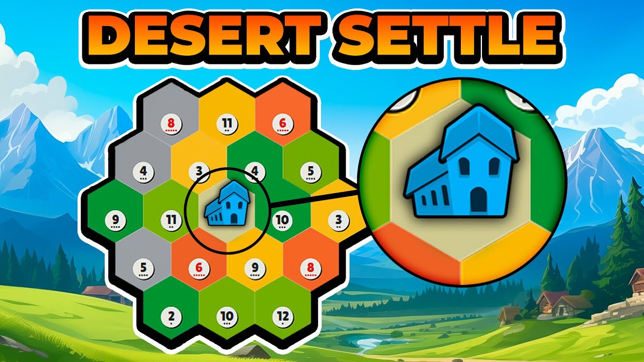 I Beat Catan by Settling on the DESERT - YouTube