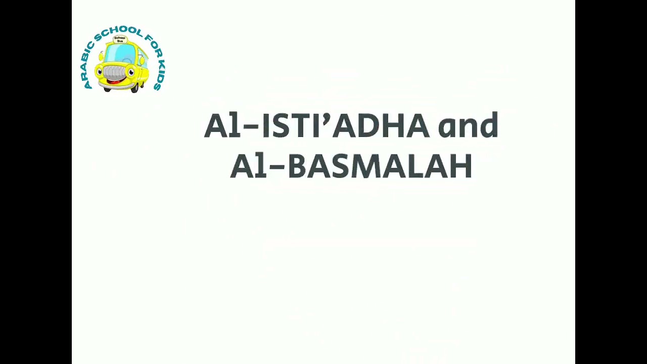 start studying the rules of Tajweed with us Al Isti'adha and Basmala ...