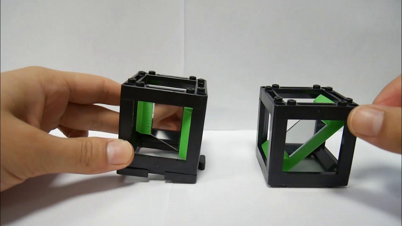 open UC2 - Assembling Mirror Holder Insert into Injection Moulding (IM) Base Cube v3 - YouTube