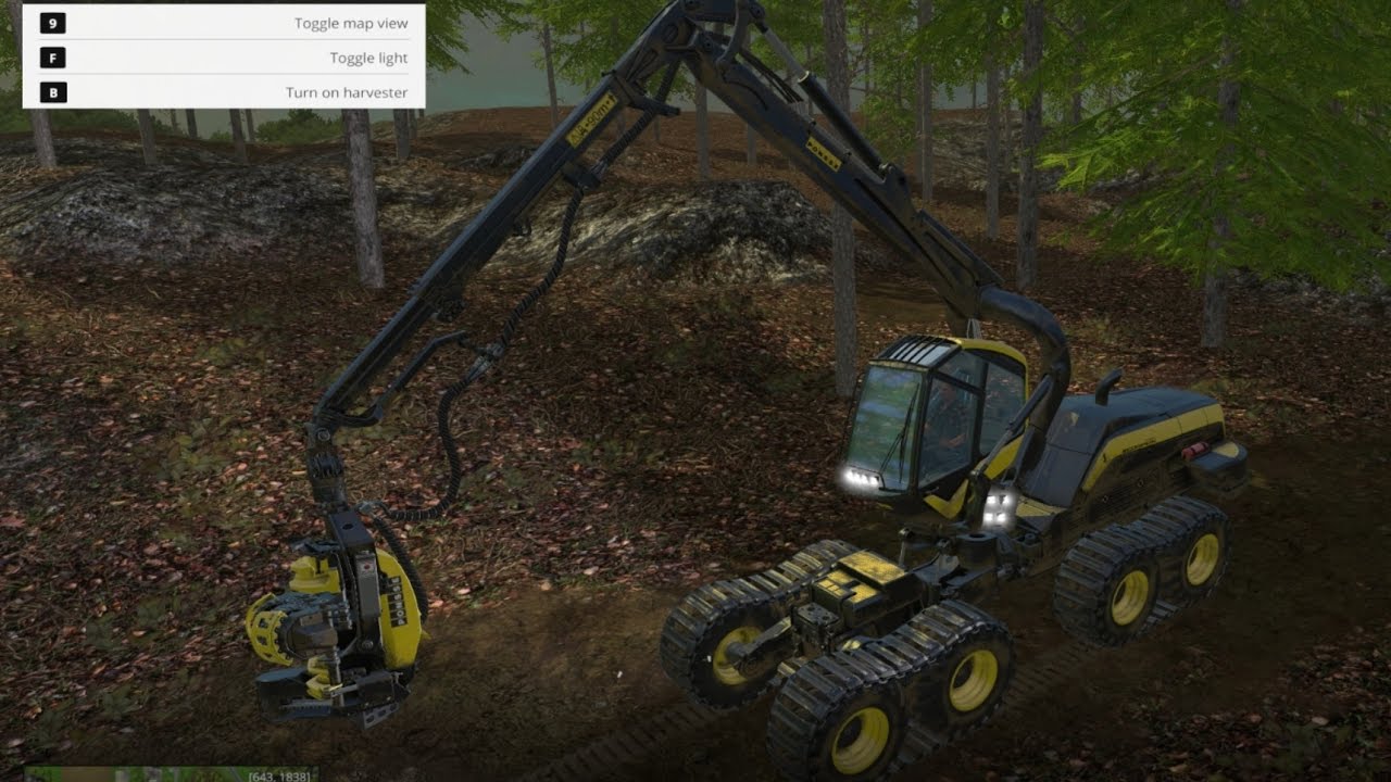 Farming Simulator Forestry, Ponsse ScorpionKing - YouTube