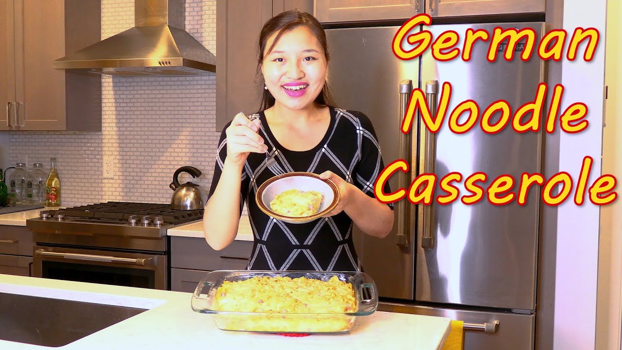 German Noodle Casserole (Schinkennudeln) | Oktoberfest Recipe - YouTube