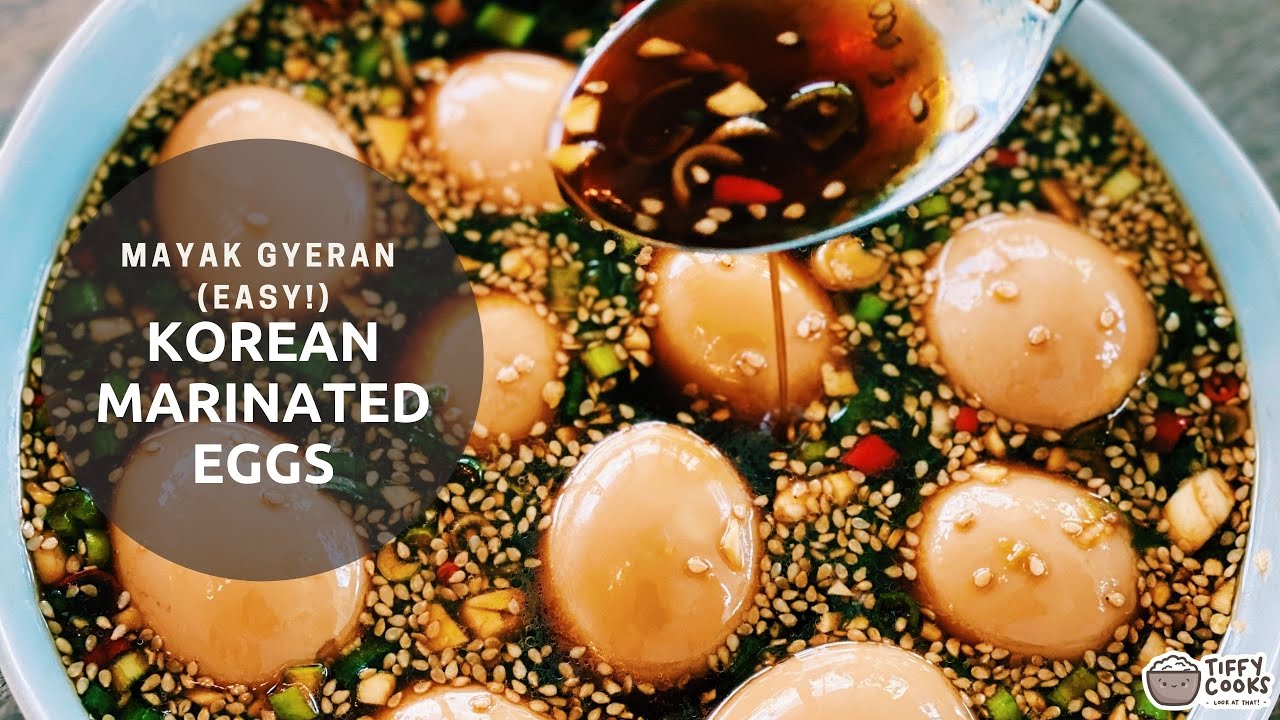 Korean Marinated Eggs - Mayak Gyeran (EASY & ADDICTING!) - YouTube