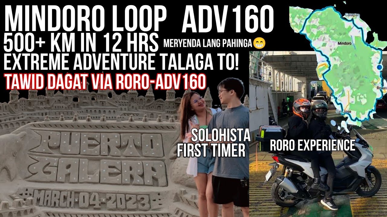 MINDORO LOOP 2023 -ADV 160 FIRST TIMER - YouTube