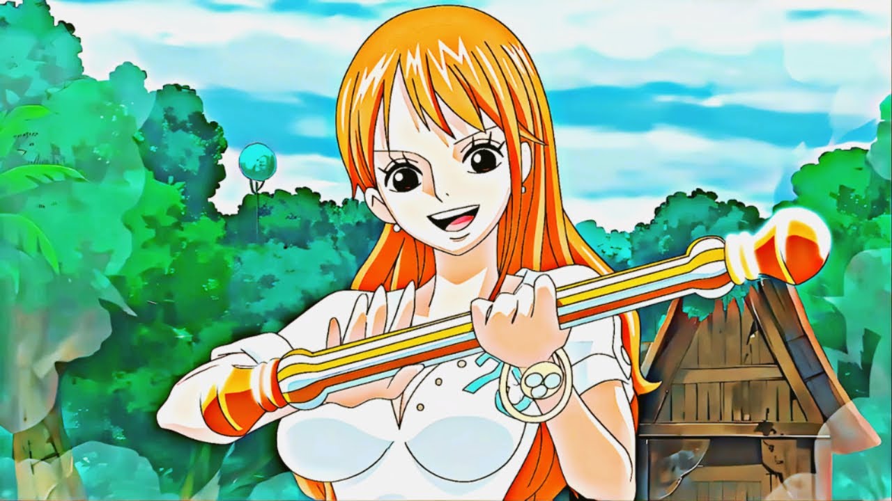 THIS IS 4K ANIME 「 Nami 」One piece - YouTube
