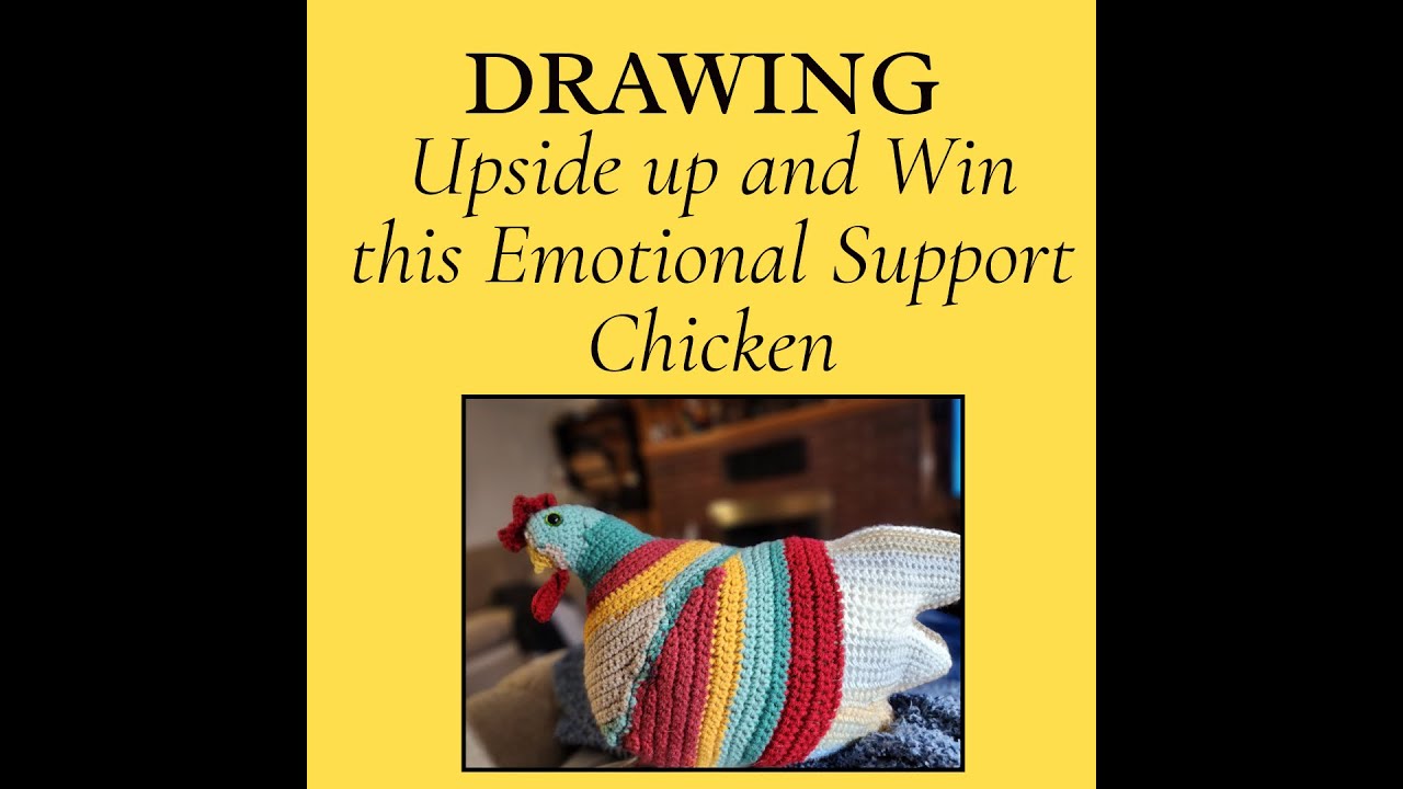 Drawing for this Emotional Support Chicken - YouTube