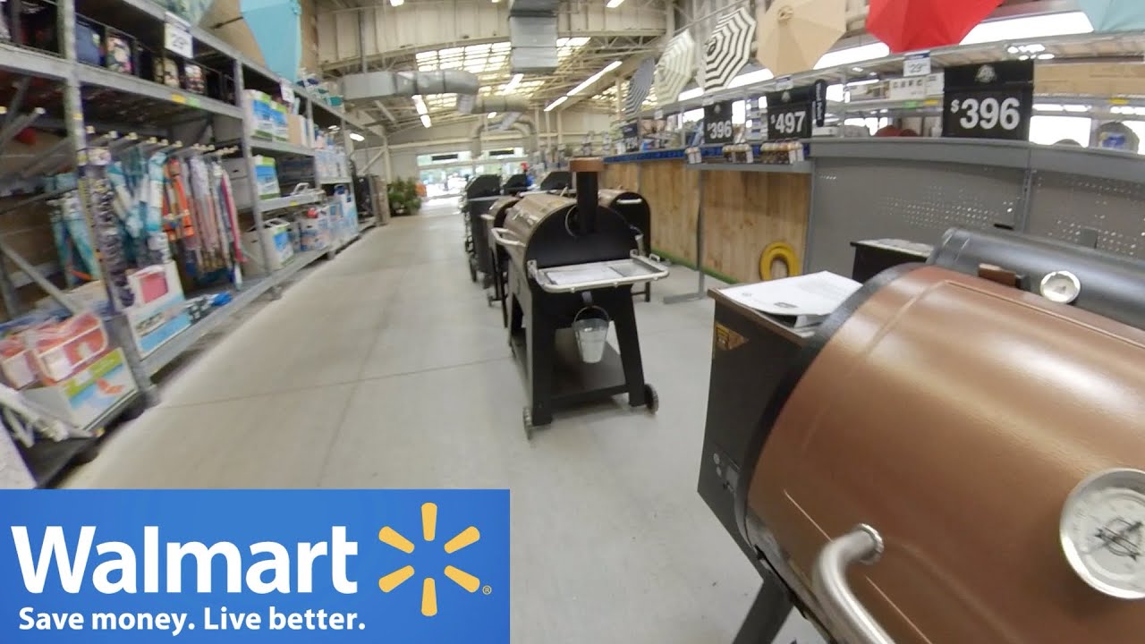 Walmart Outdoor Grills Home Decor BBQ Shop With Me Walk Through Shop ...