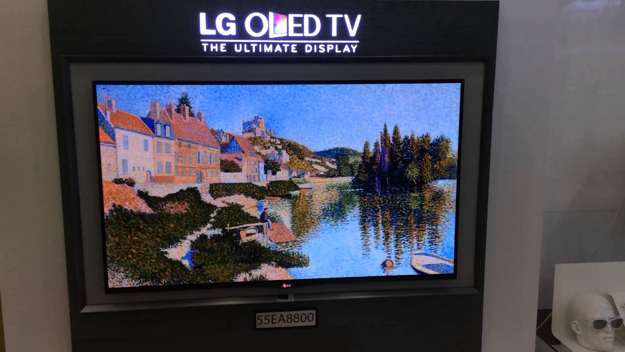 LG 55 inch 3D OLED TV 55EA8800 - YouTube
