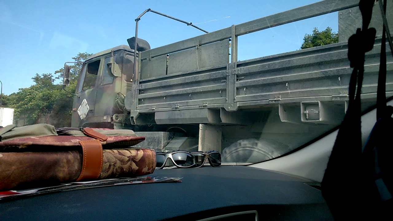 Military vehicles spotted - YouTube