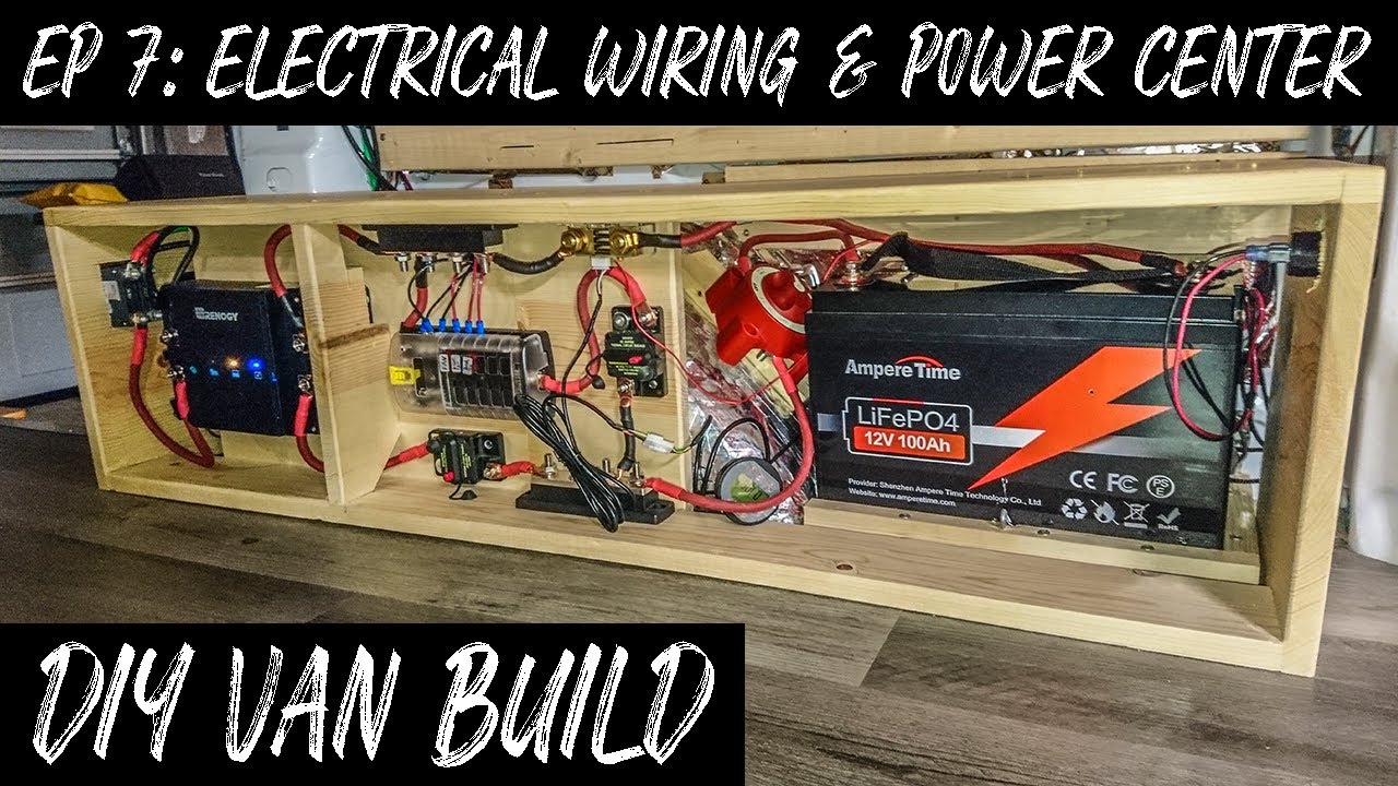 Chevy Astro DIY Stealth Camper Van Build EP 7: Off-Grid Electrical ...