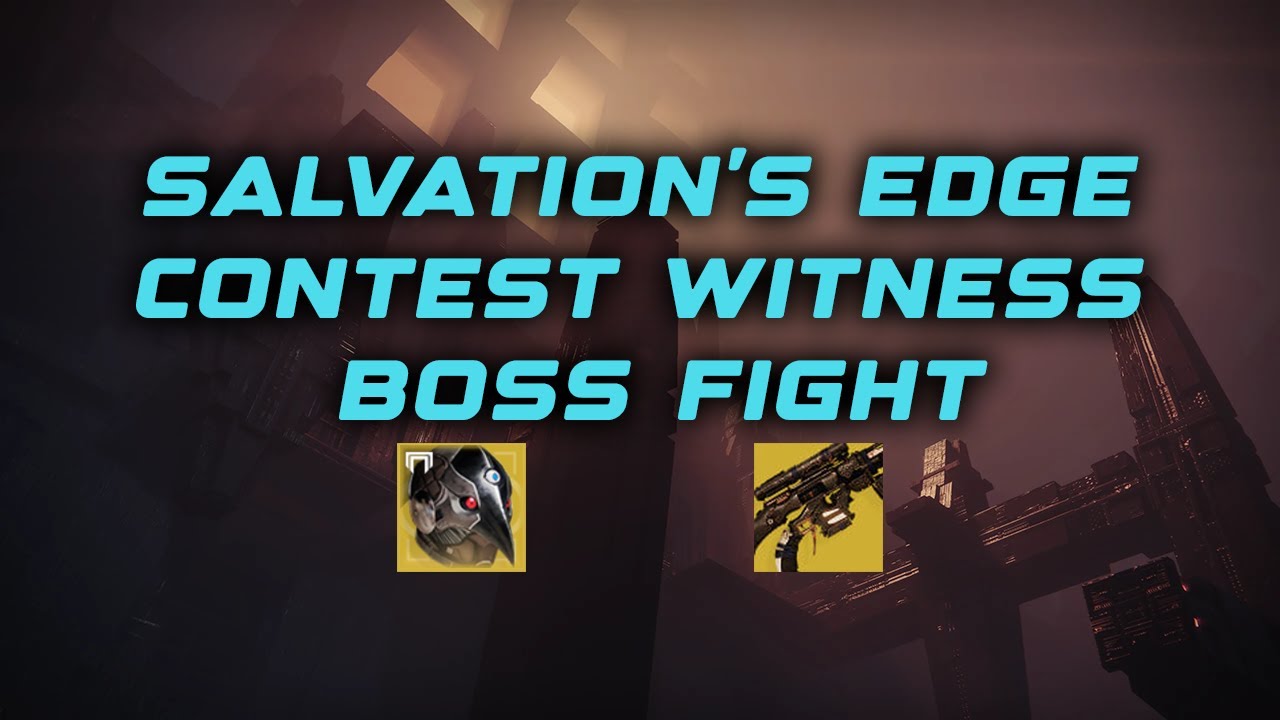 Salvation's Edge Contest Witness Boss Fight - YouTube