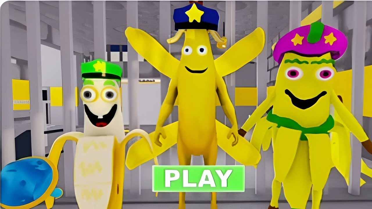 BANANA POLICE FAMILY PRISON RUN ESCAPE! - YouTube