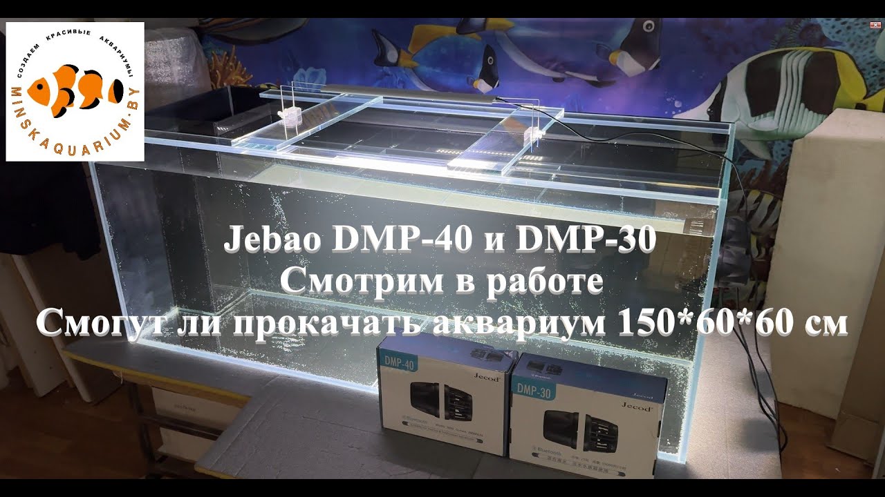 Помпы течения Jebao DMP-40 и DMP-30. Проверяем что могут. - YouTube