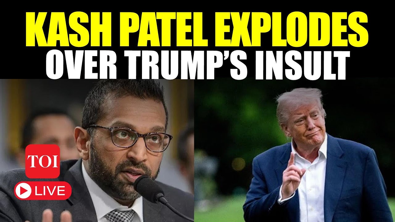 Kash Patel LIVE: ‘Not Even A Word More On…’: FBI Director Shouts Over ...