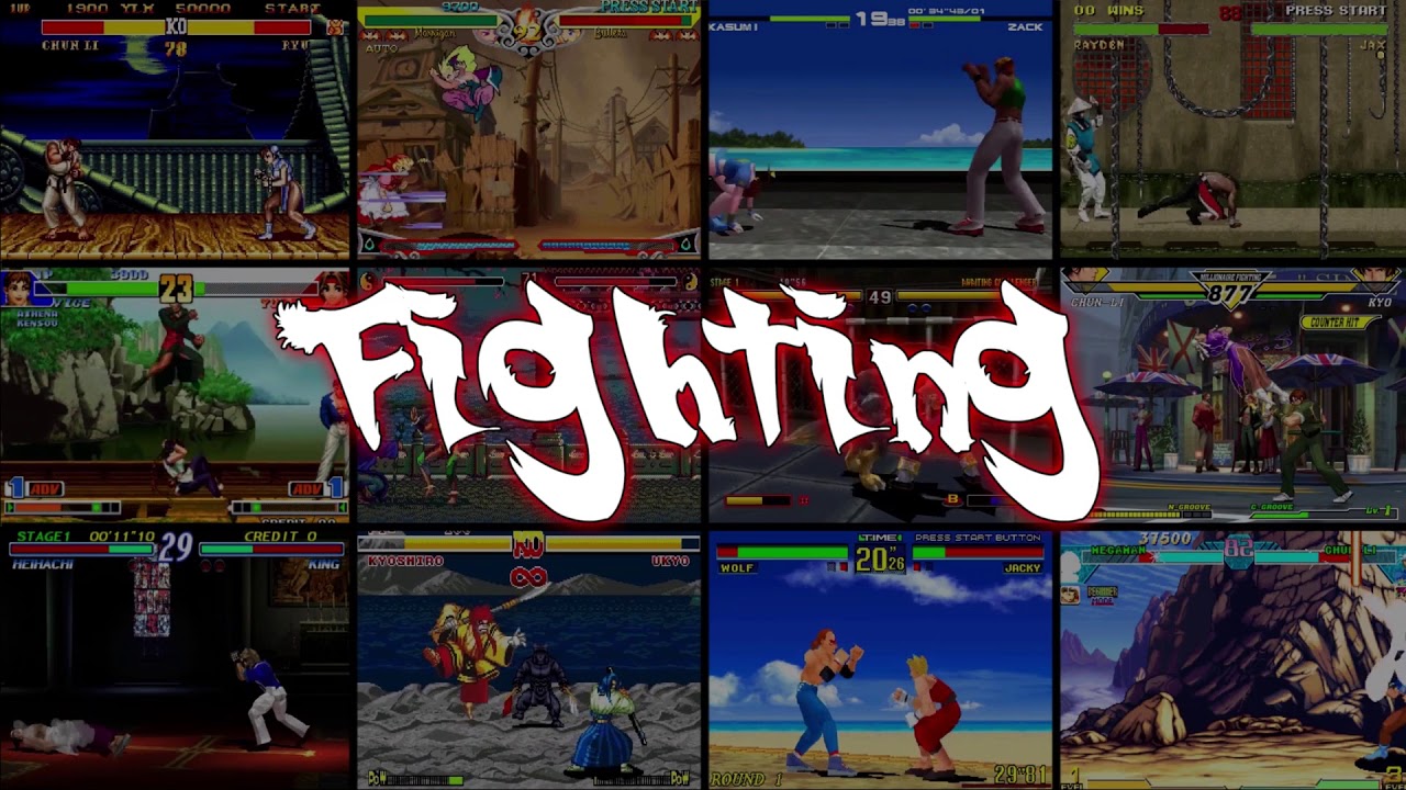 FIGHTING GENRE INTRO VIDEO (Street Fighter Music) - ANIMATED - CONSOLE ...