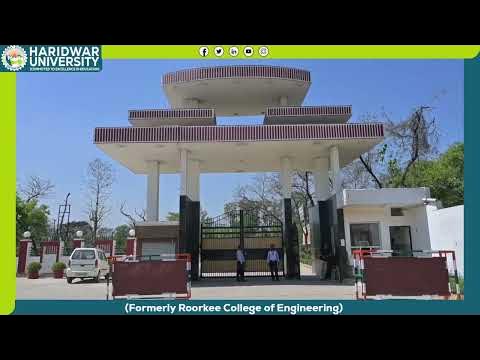 Campus Virtual Tour | Haridwar University, Roorkee, Uttarakhand - YouTube