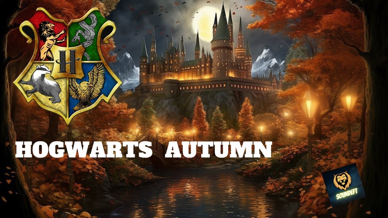 Autumn at Hogwarts🍁 relaxing sound for sleep - YouTube