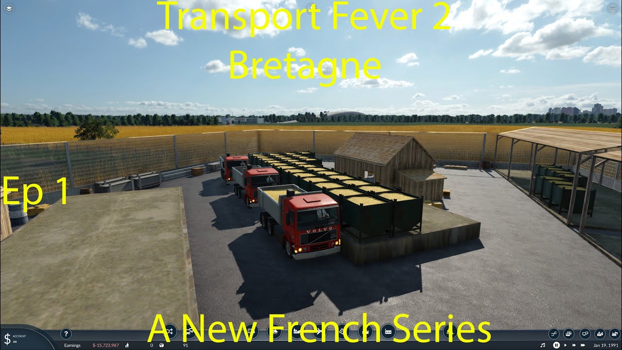 Transport Fever 2 (Bretagne) - A New French Series (Ep 1) - YouTube