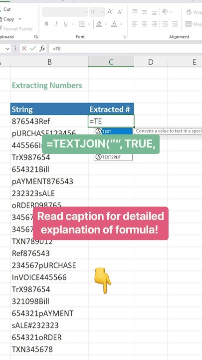 How to extract numbers from any strings! #excel #exceltips #exceltricks - YouTube