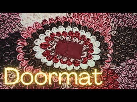 how to make doormat at home using old clothes || table mat - YouTube