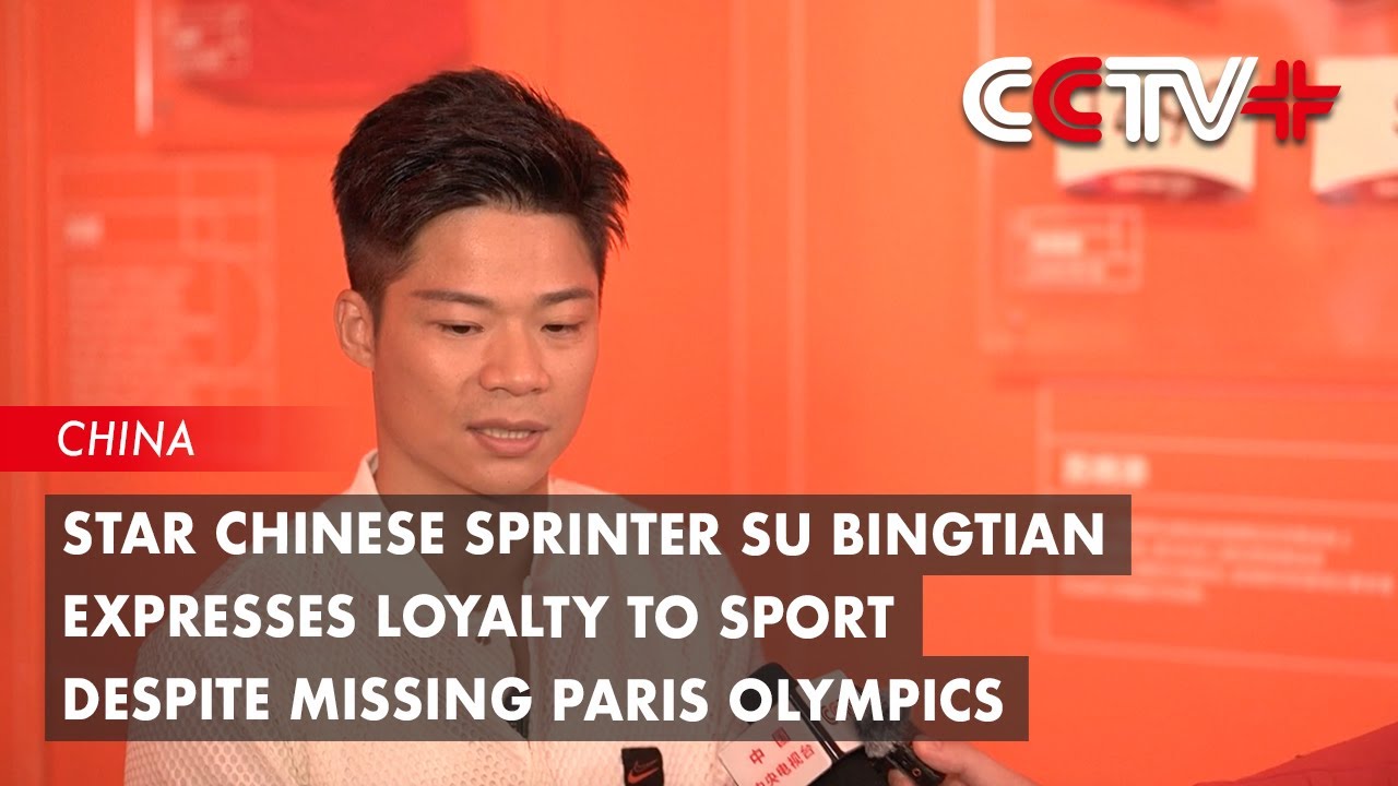 Star Chinese Sprinter Su Bingtian Expresses Loyalty to Sport Despite ...