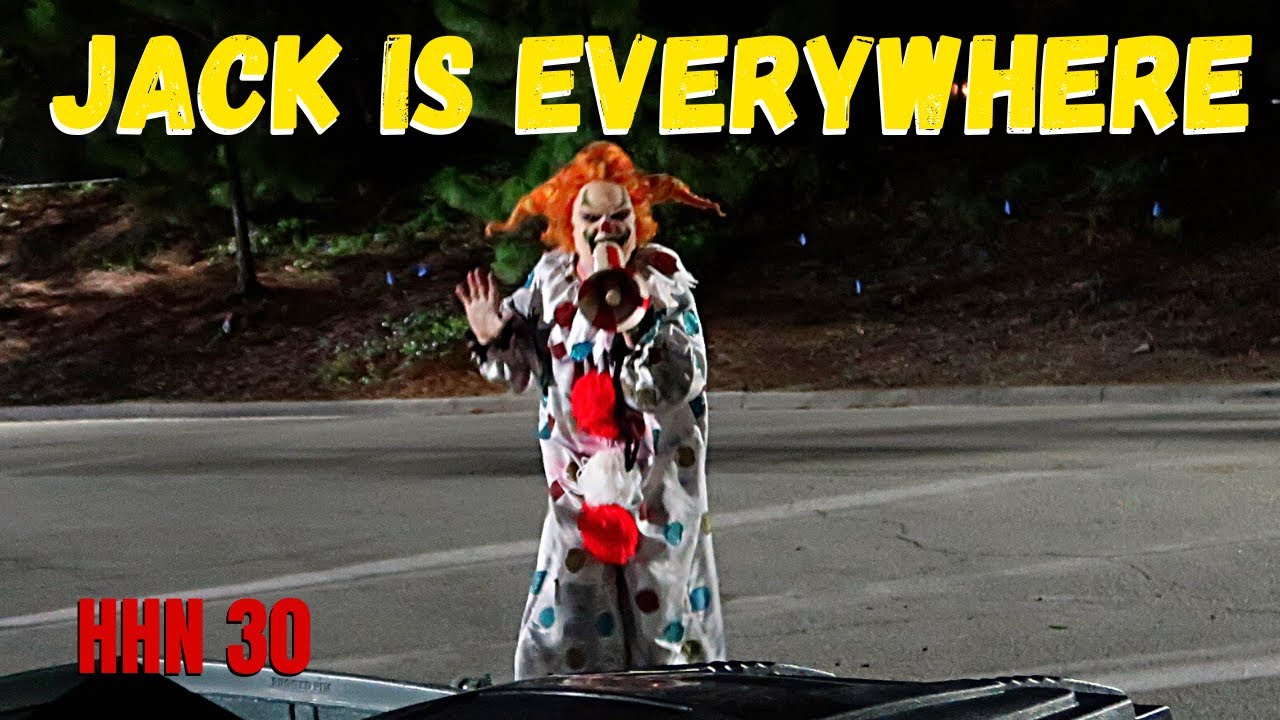 HHN 30 Jack The Clown Is Back And He Is Everywhere - YouTube