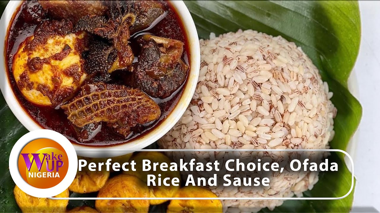 A Tasty Nigerian Ofada Rice And Sause Treat, Just For You - YouTube