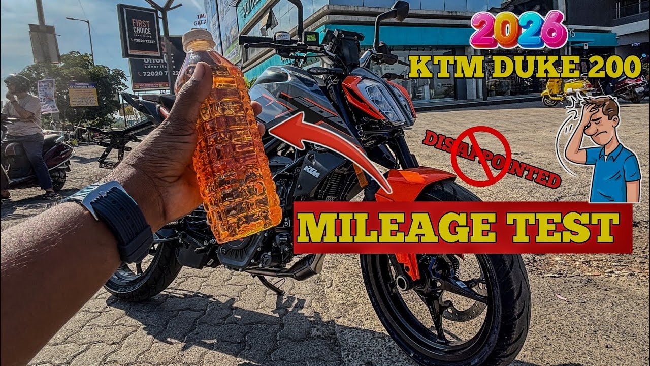 2026 KTM DUKE 200 HIGH SPEED MILEAGE TEST | DUKE 200 MILEAGE TEST - YouTube