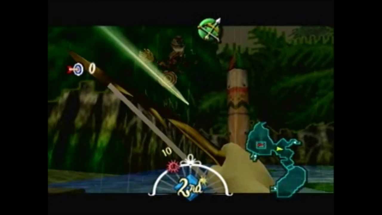 LoZ: MM Minigames #3 Southern Swamp Target Tour - YouTube